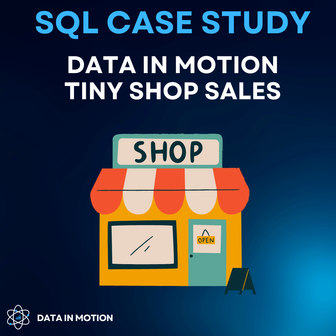 SQL Case Study 1: Tiny Shop Sales – Data in Motion